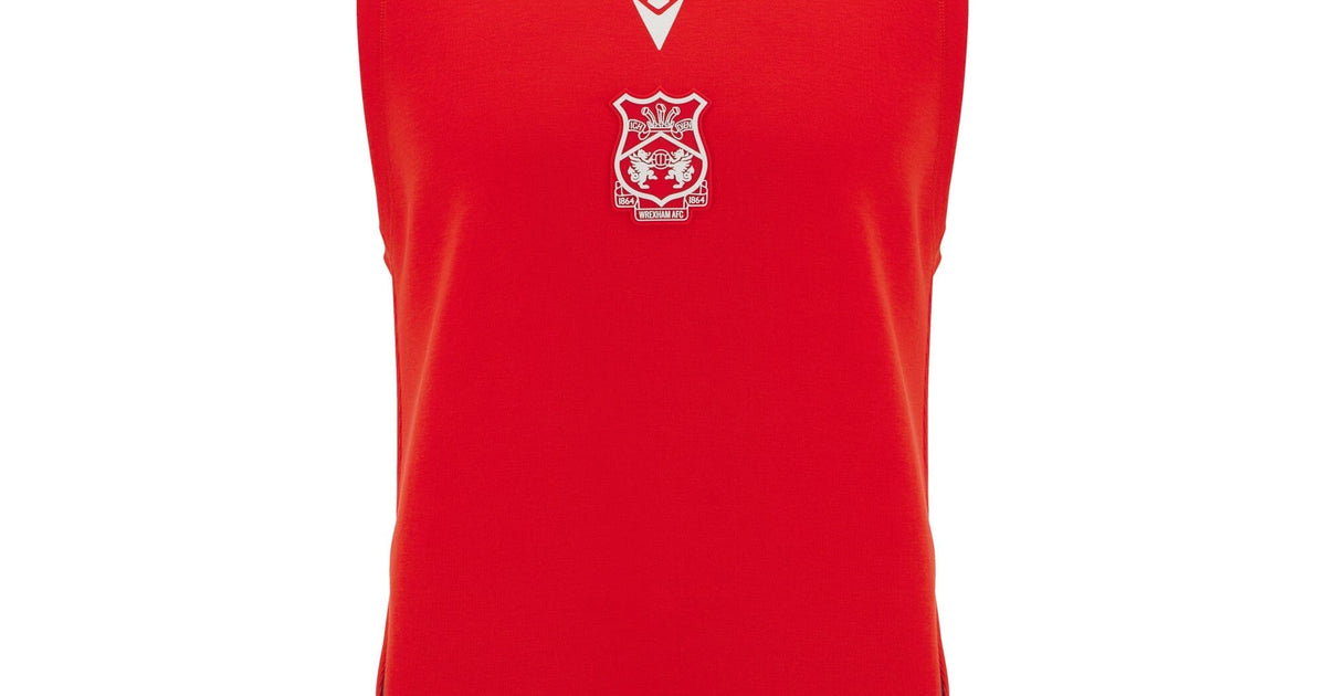 Wrexham AFC 25/26 Sleeveless Hoodie (700128980001) | Ultra Football