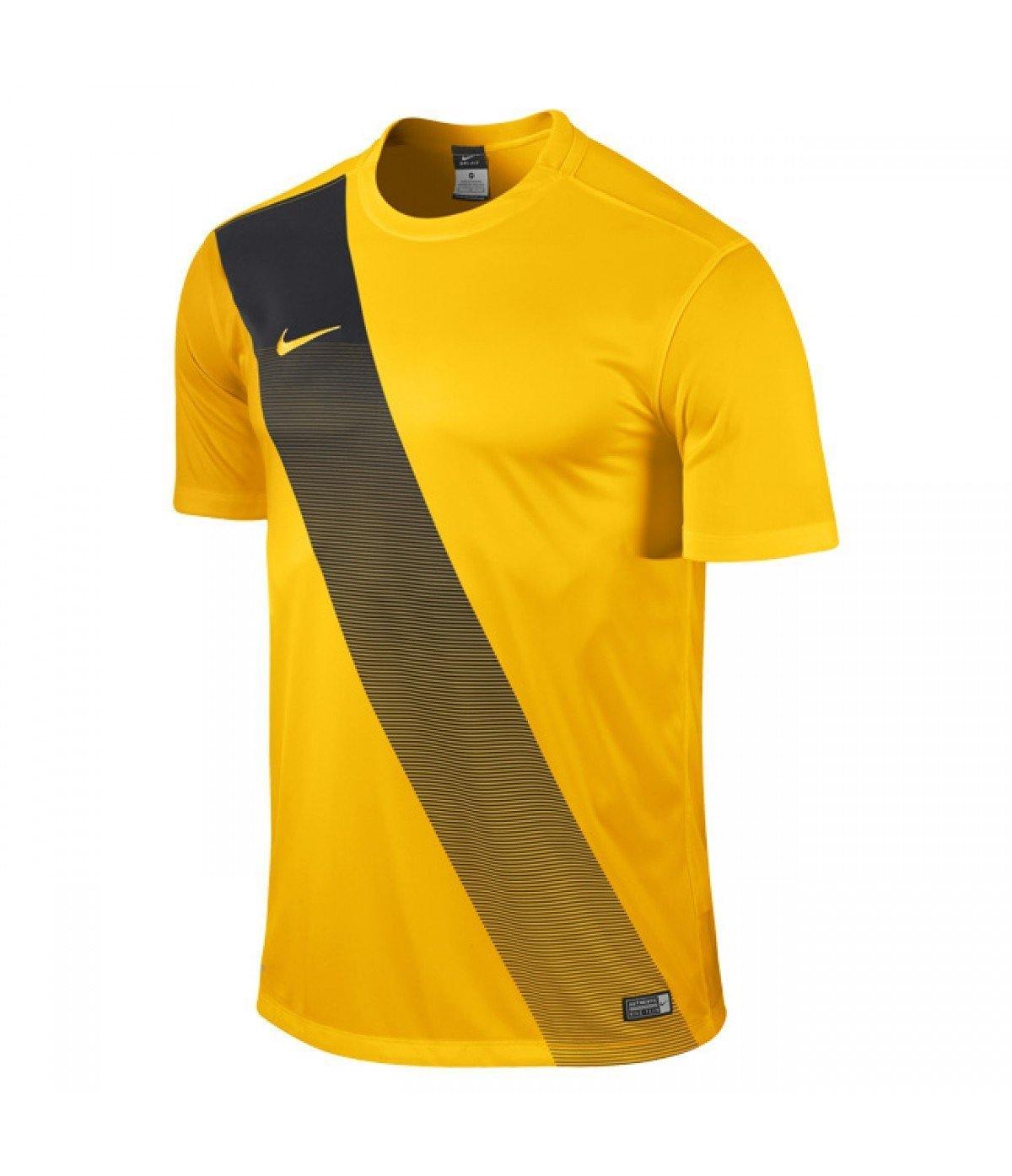 Nike Sash Youth Football Short-Sleeve Jersey Gold/Black/Gold | Ultra ...